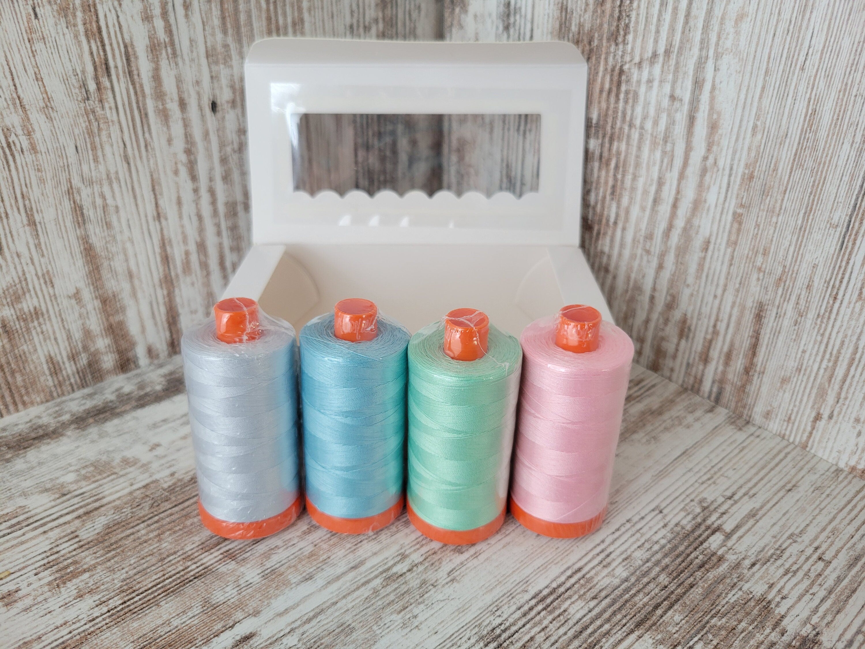 50 wt Aurifil Large Spool Thread Set - Modern Cottage Quilts ...